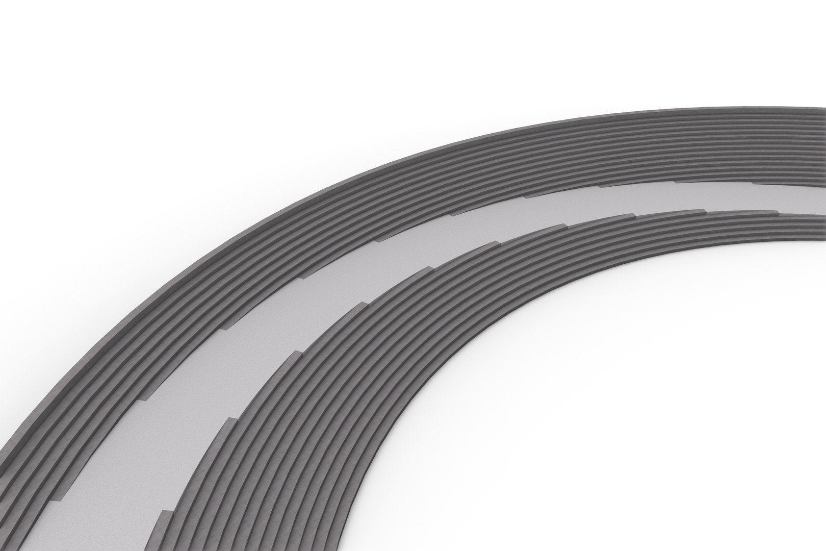 Circular Stair Ramp Blend Landscape 3D Model - TurboSquid 2047013