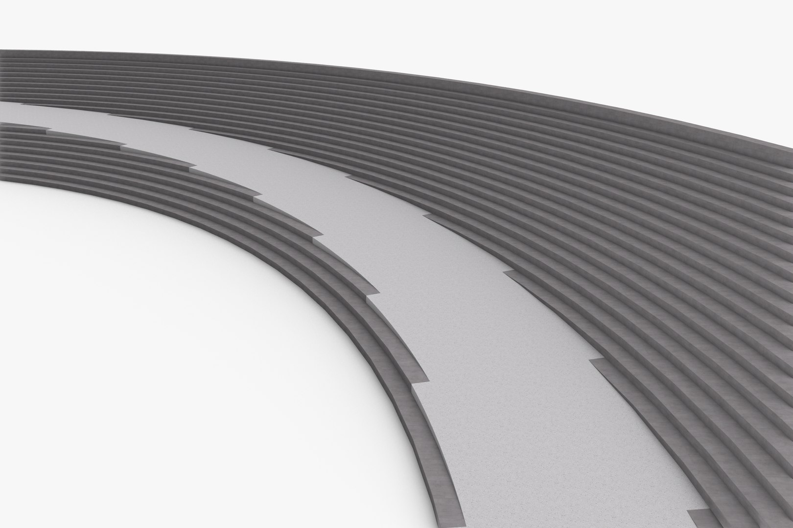 Circular Stair Ramp Blend Landscape 3D Model - TurboSquid 2047013