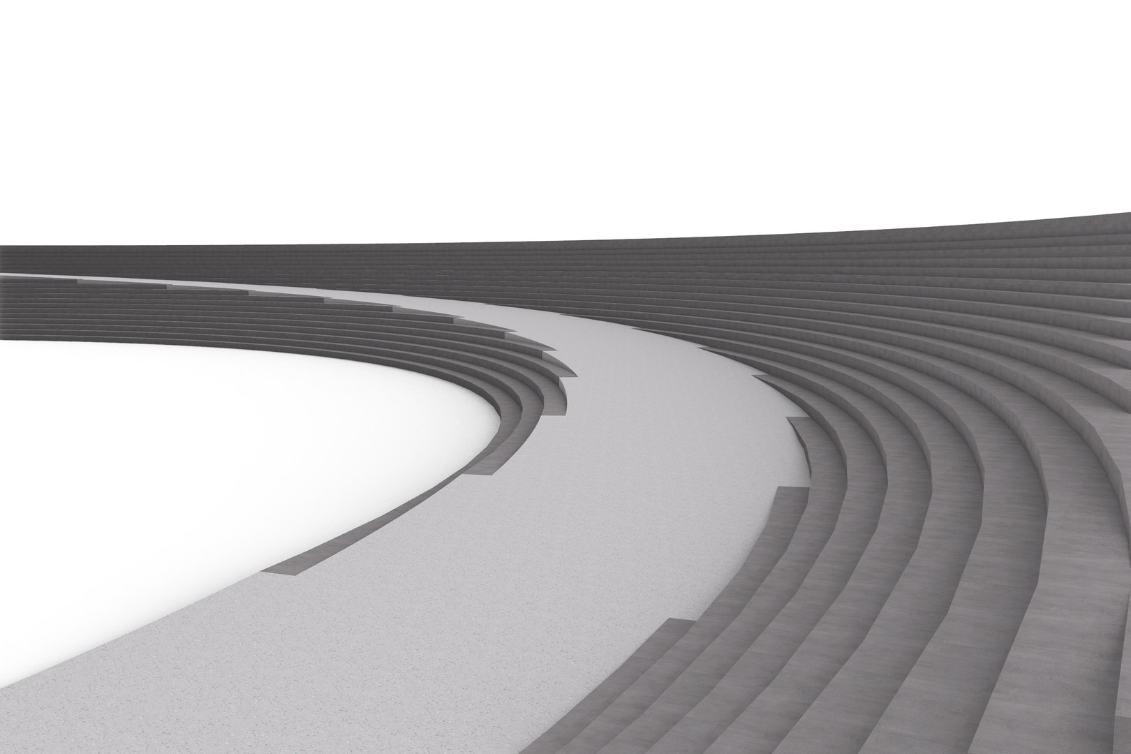 Circular Stair Ramp Blend Landscape 3D Model - TurboSquid 2047013