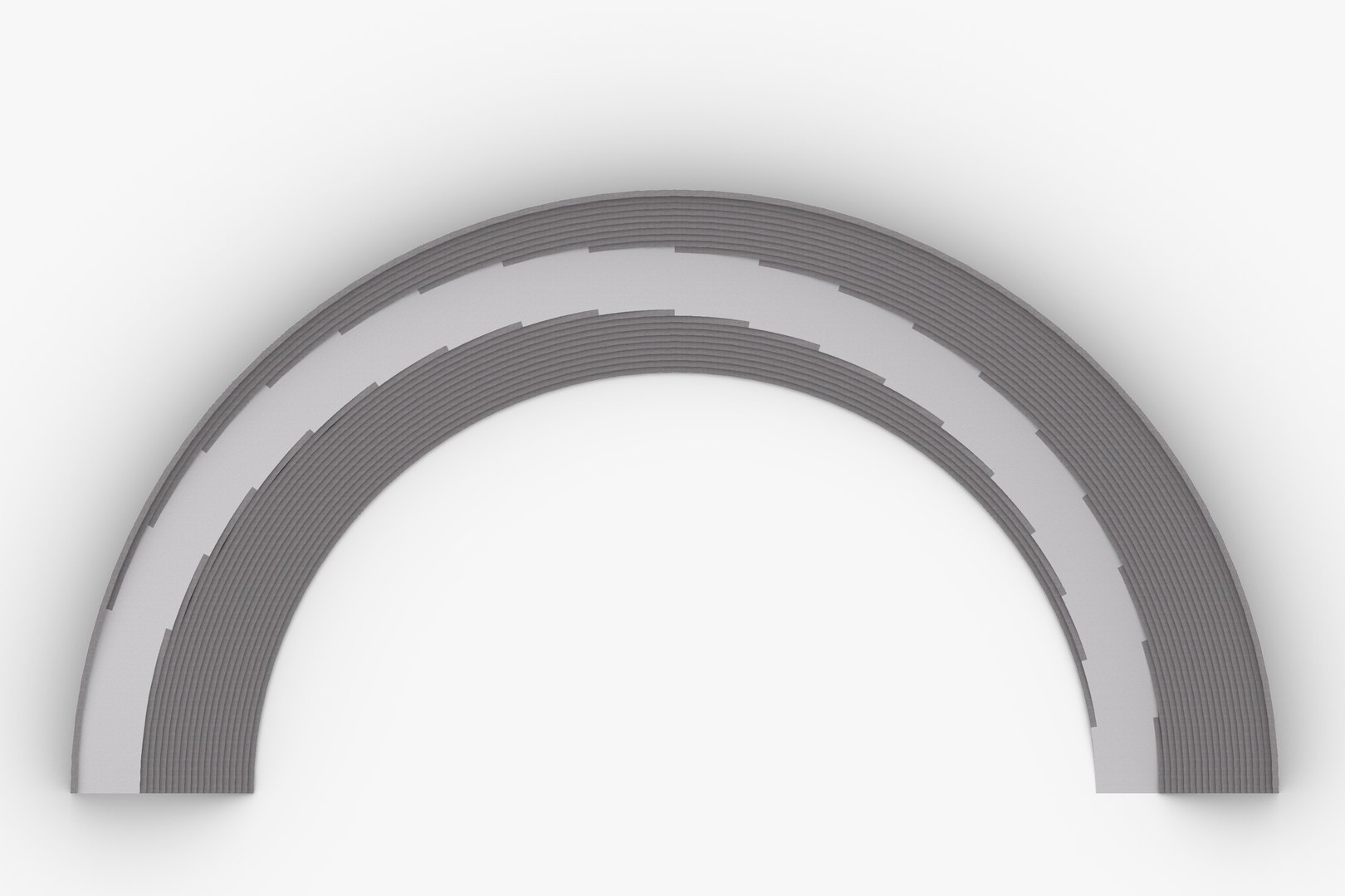 Circular Stair Ramp Blend Landscape 3D Model - TurboSquid 2047013