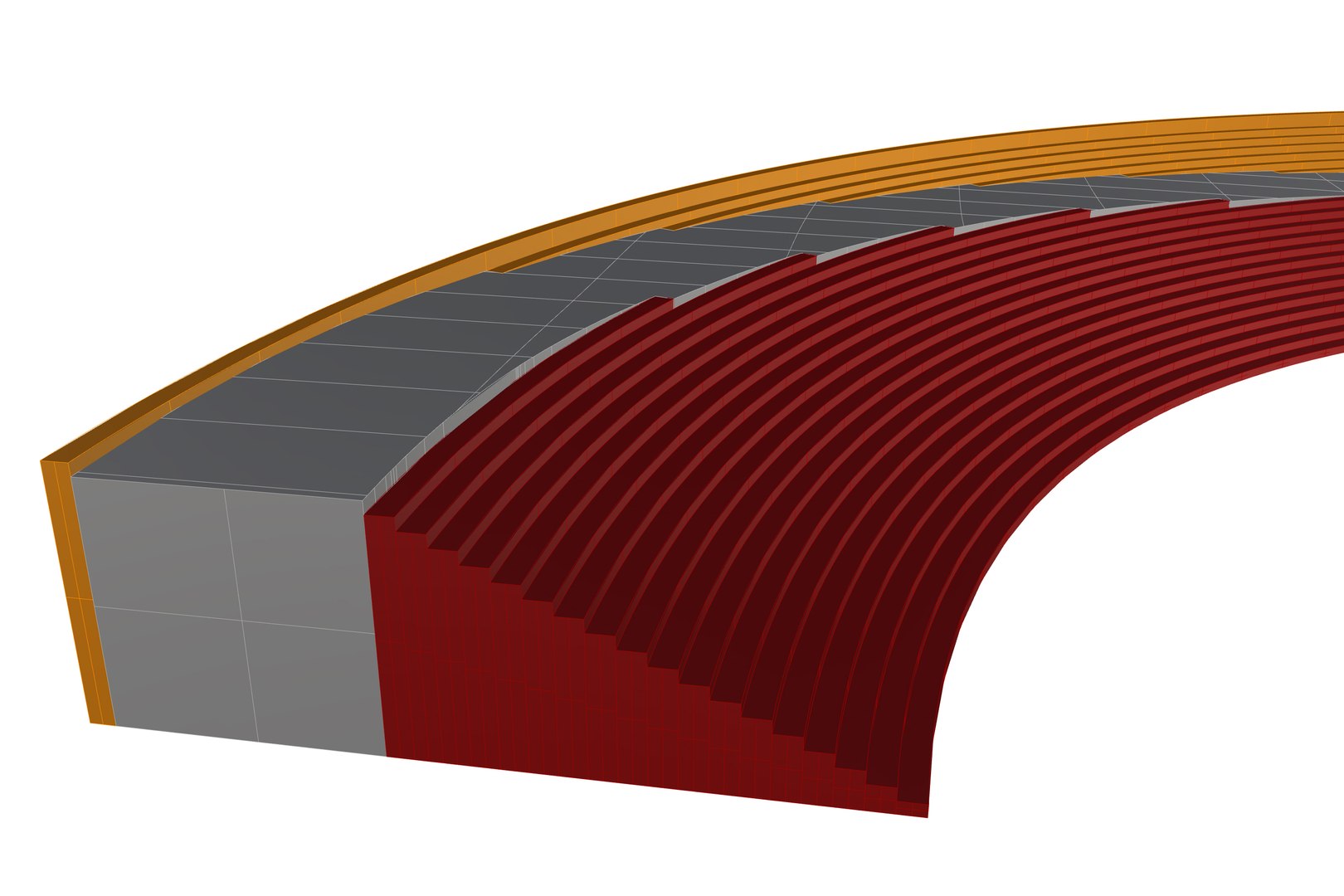 Circular Stair Ramp Blend Landscape 3D Model - TurboSquid 2047013