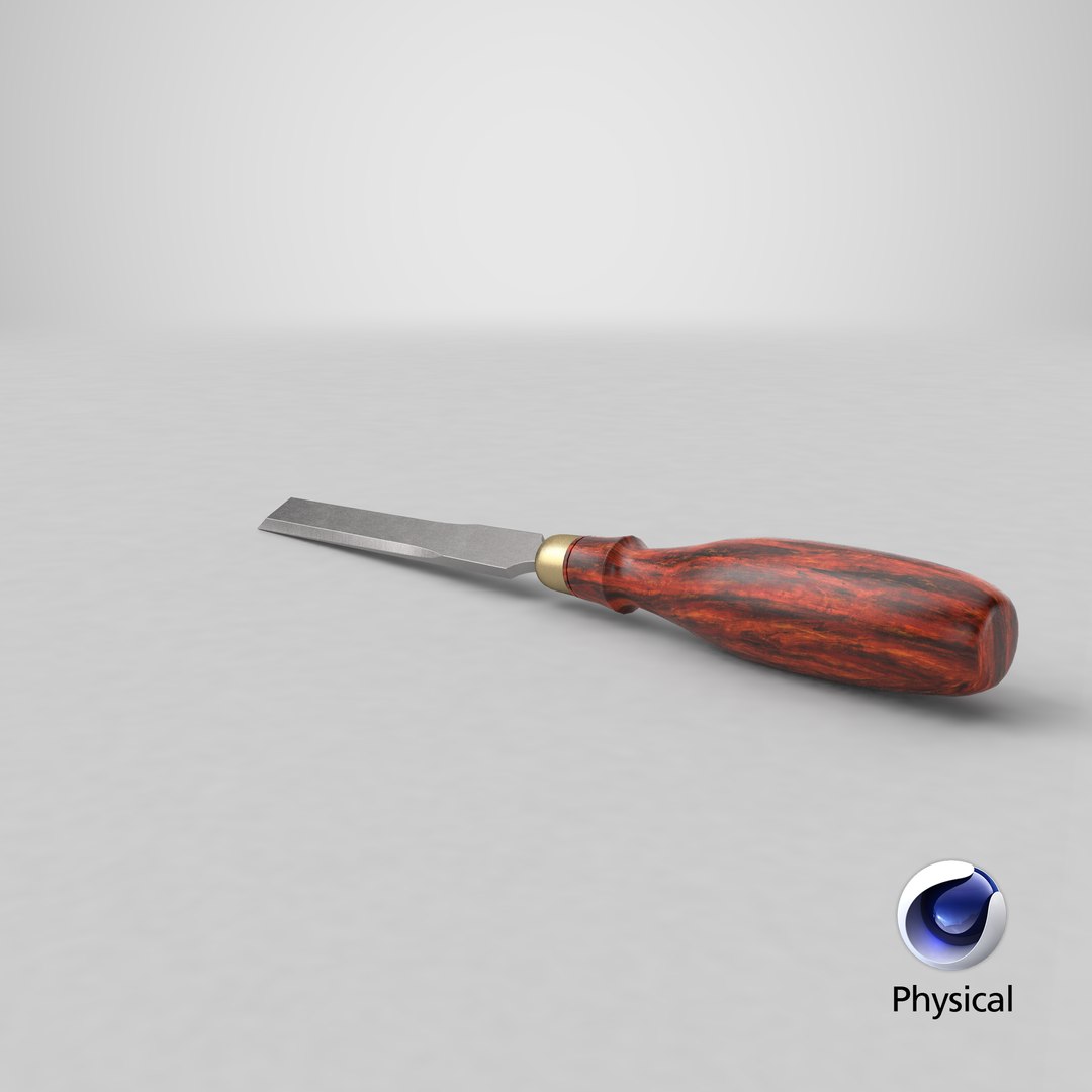 Woodworking Chisel 02 3D Model - TurboSquid 1477254