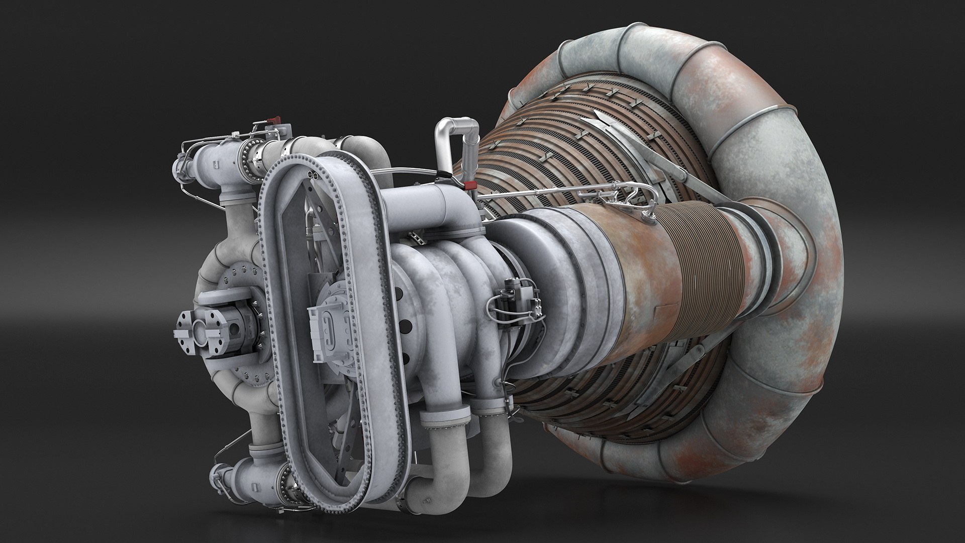 Rocket Engine F-1 3D - TurboSquid 2275915