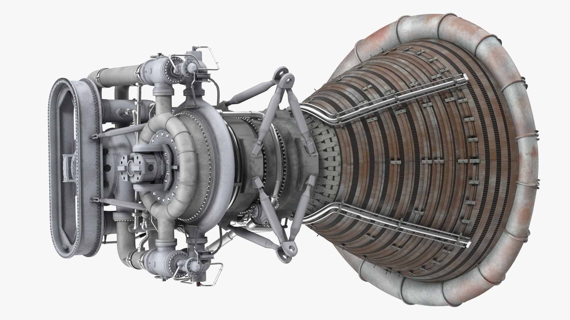 Rocket Engine F-1 3D - TurboSquid 2275915
