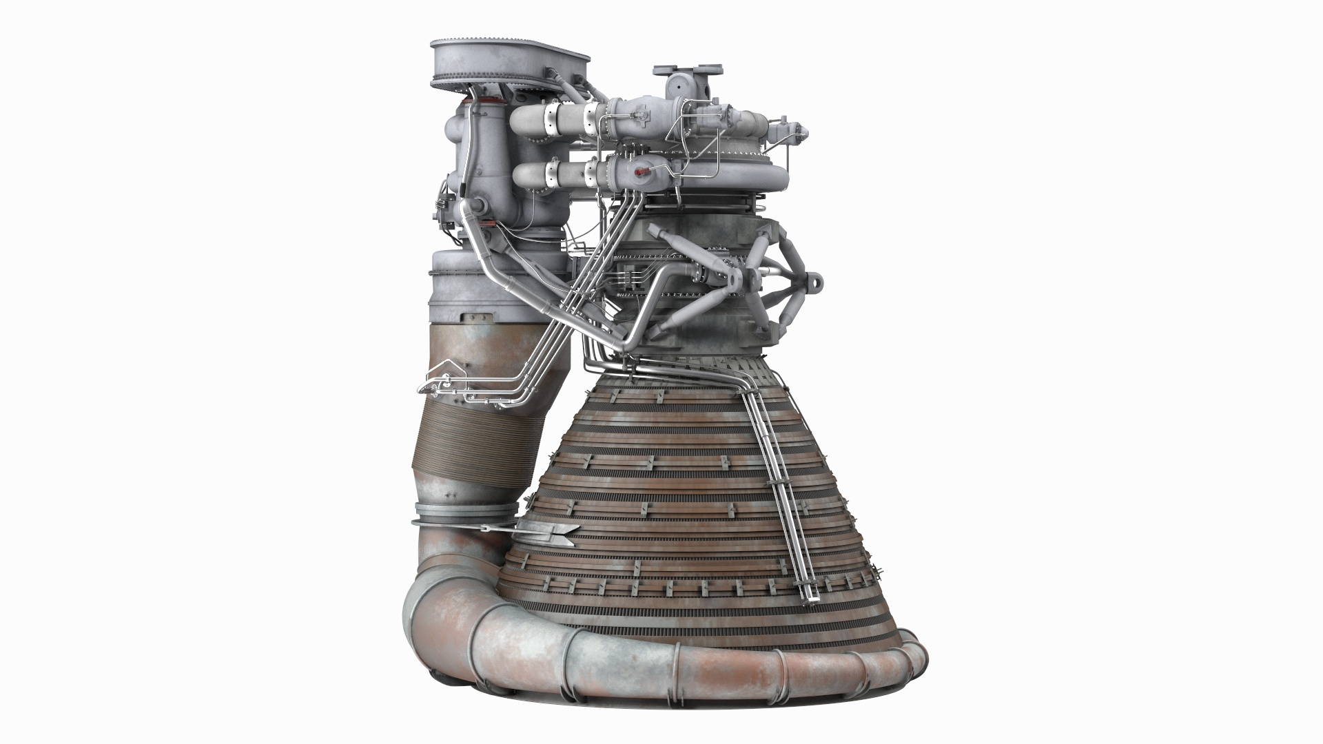 Rocket Engine F-1 3D - TurboSquid 2275915