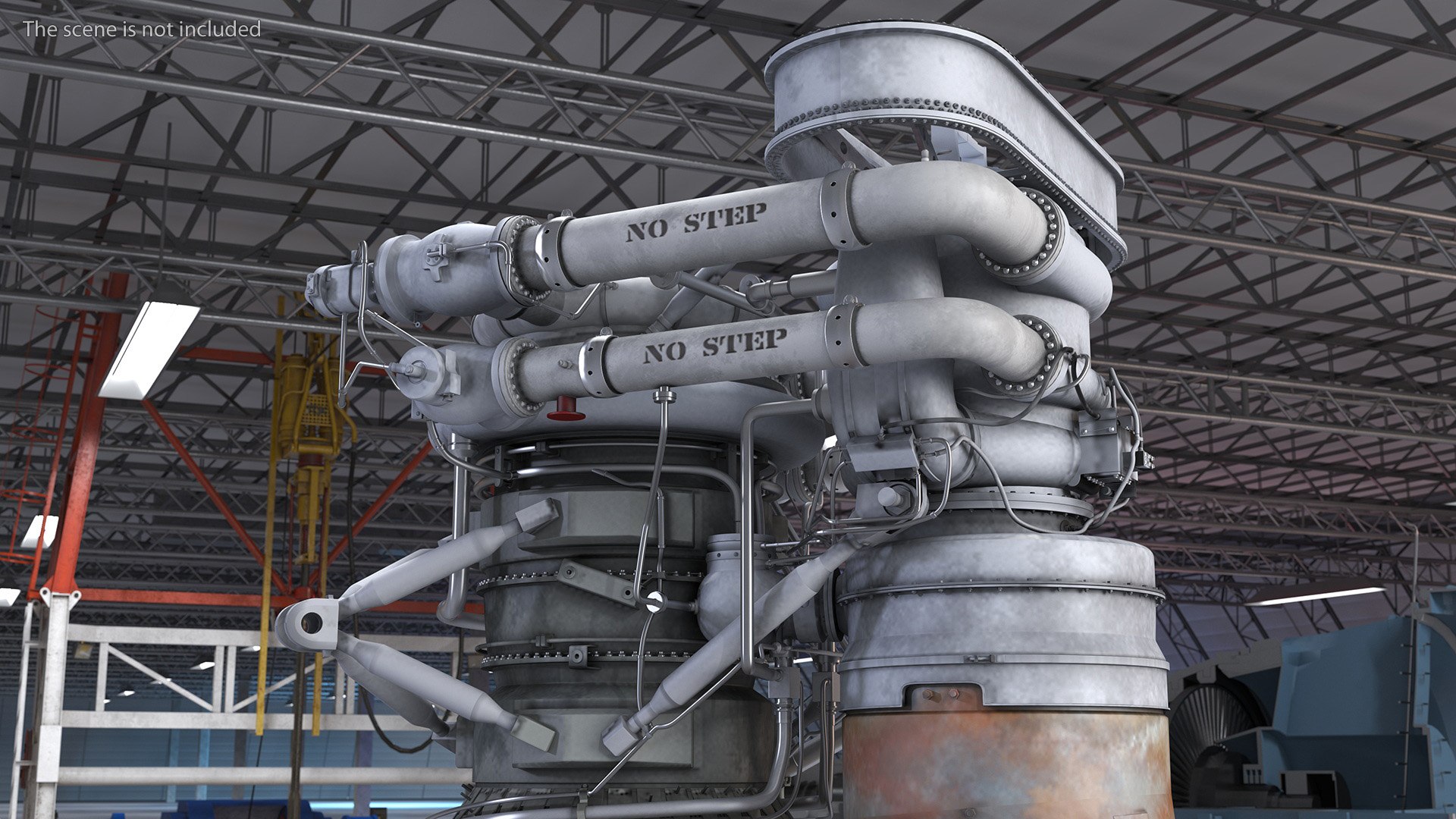 Rocket Engine F-1 3D - TurboSquid 2275915