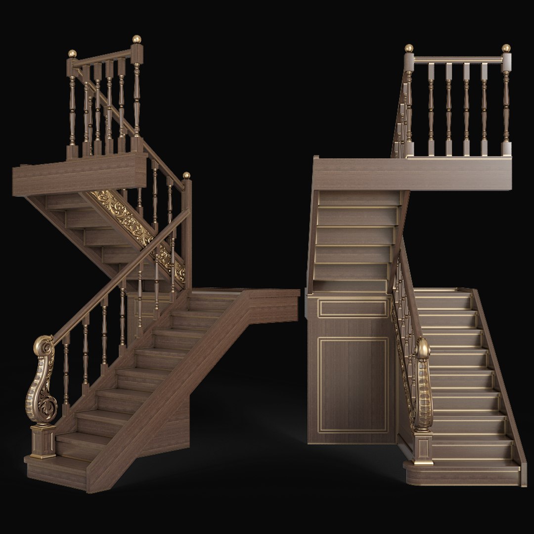 Step Staircase Architectural 3D Model - TurboSquid 1471063