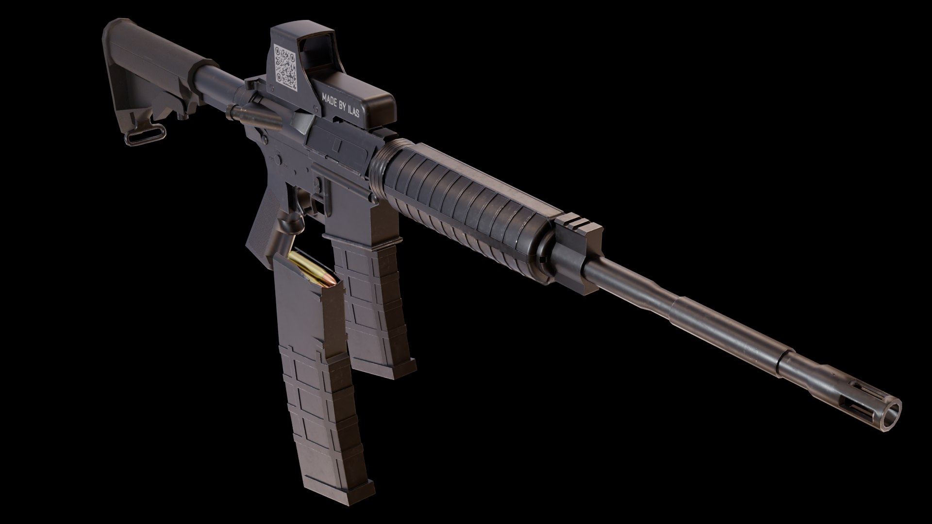 M4 Carbin blend3Dモデル - TurboSquid 2014012