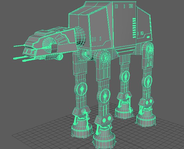 Star Wars At-At 3d model 3D 모델 - TurboSquid 1996657