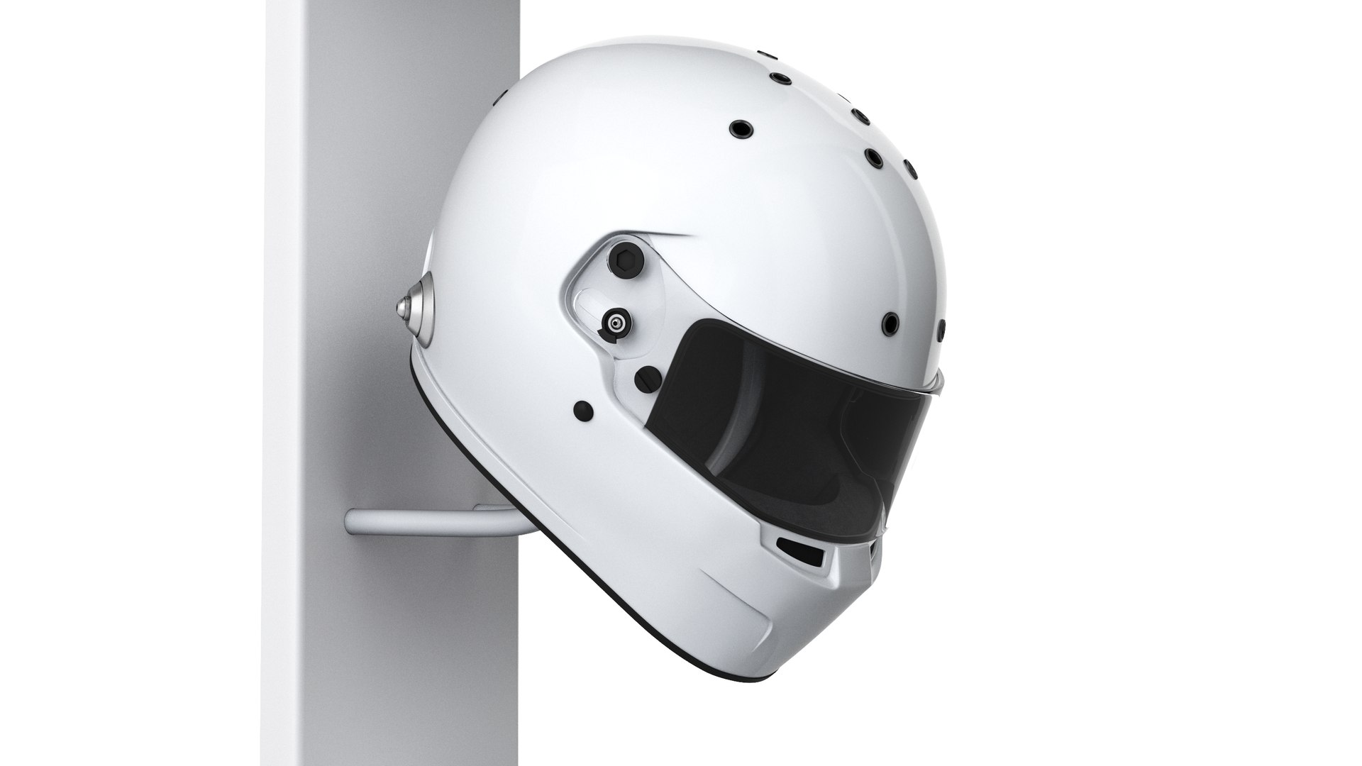 Racing Helmet Display 3D Model - TurboSquid 2344479