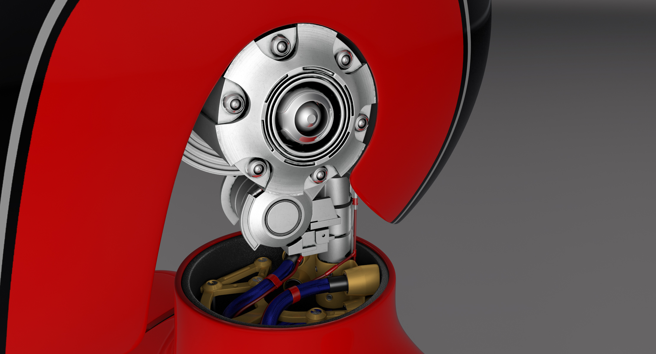 horse gallop robot rigged 3d model