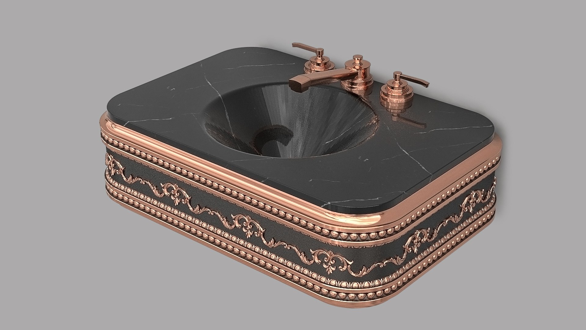 Classic Wash Basin Model - TurboSquid 1564907