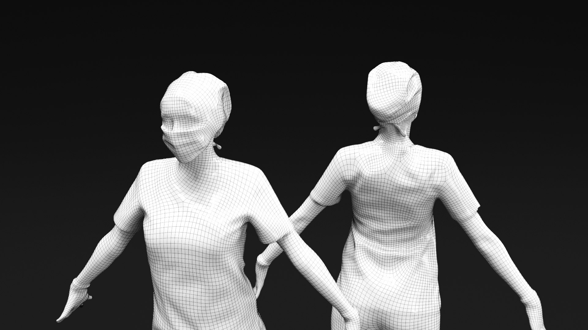 3D Photogrammetry Human Woman Nurse - TurboSquid 1453817