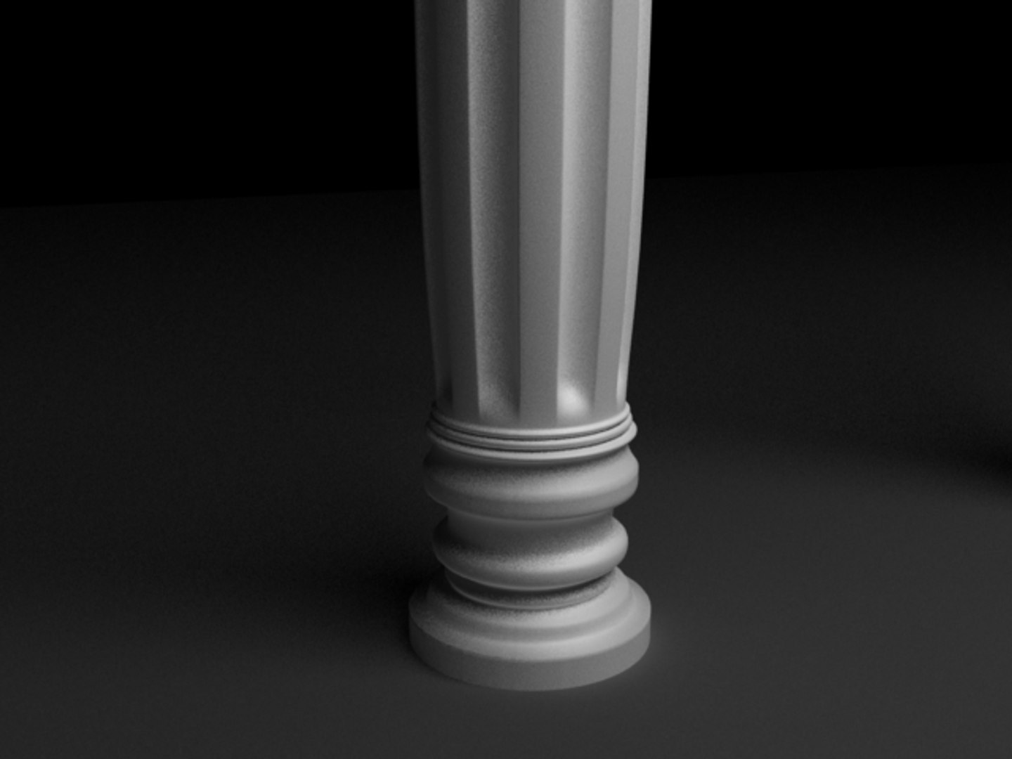 3d Antique Column N4 Model