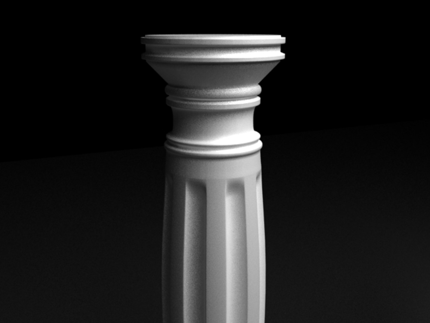 3d Antique Column N4 Model