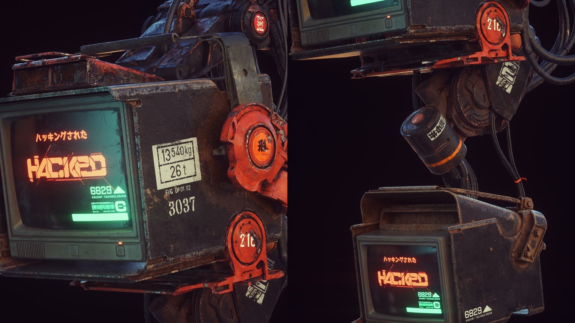 Cyberpunk Monitor 3D - TurboSquid 1658632