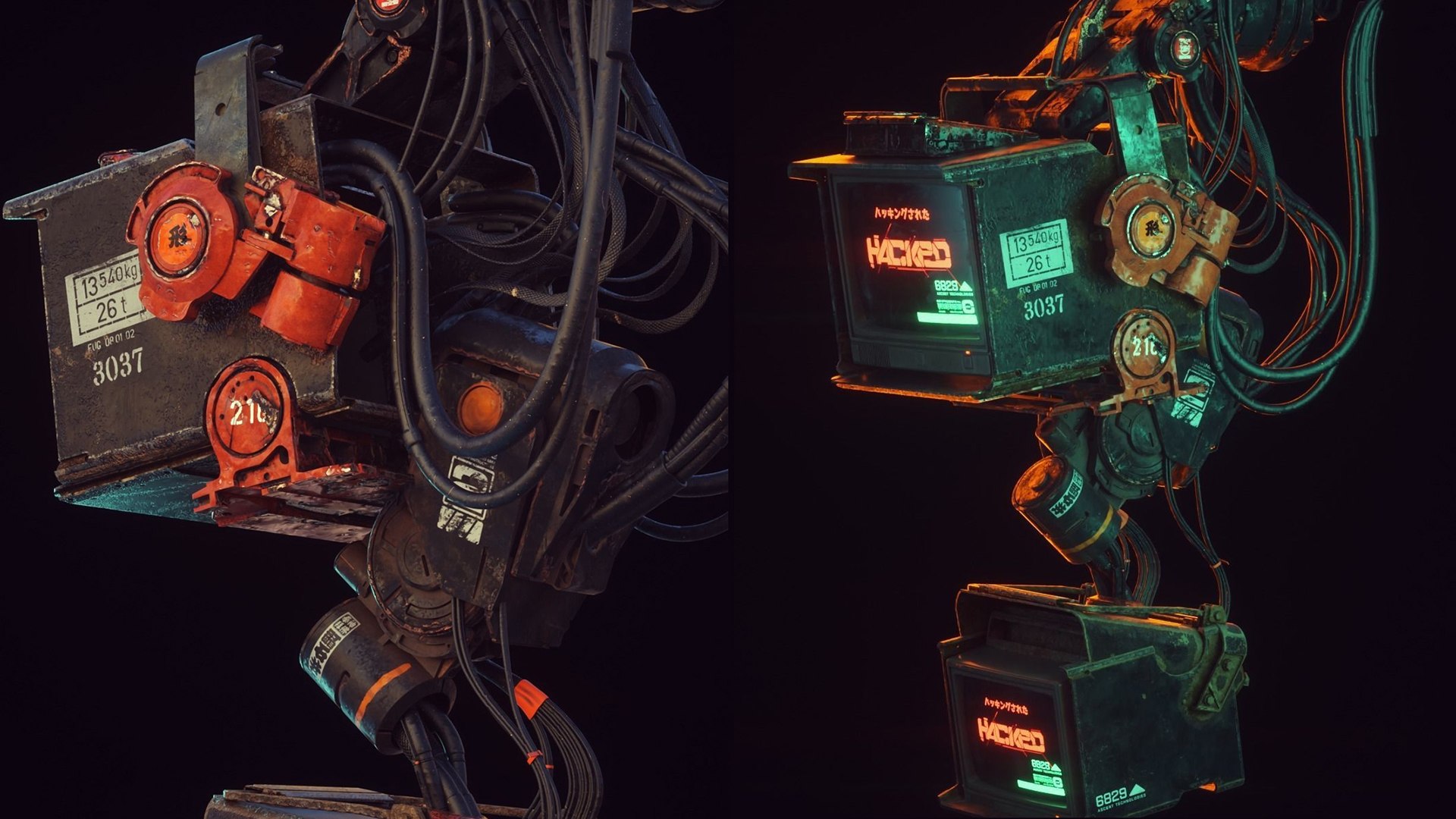 Cyberpunk Monitor 3D - TurboSquid 1658632