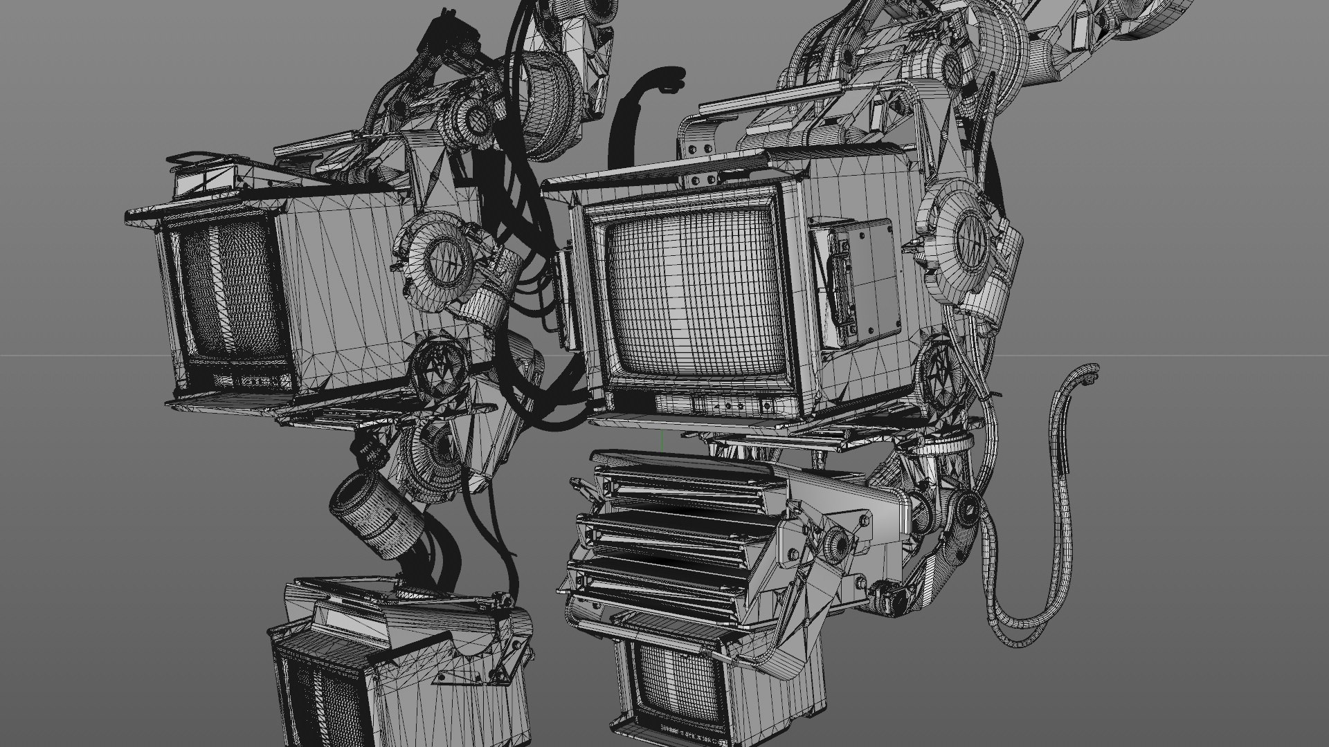 Cyberpunk Monitor 3D - TurboSquid 1658632