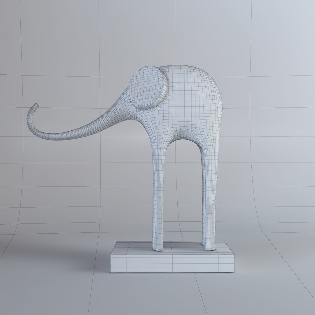 Elephant Modern 3D Model - TurboSquid 1250083