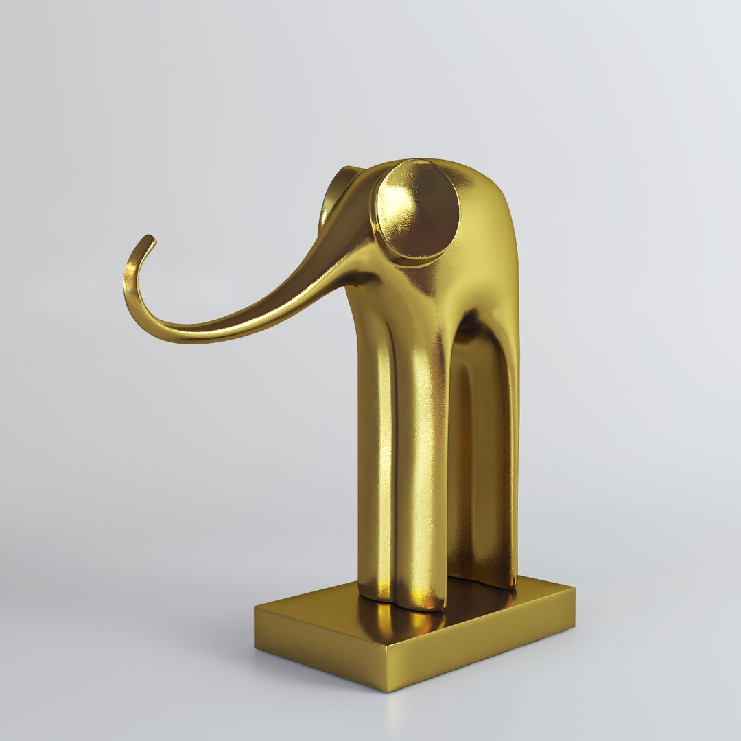 Elephant Modern 3D Model - TurboSquid 1250083