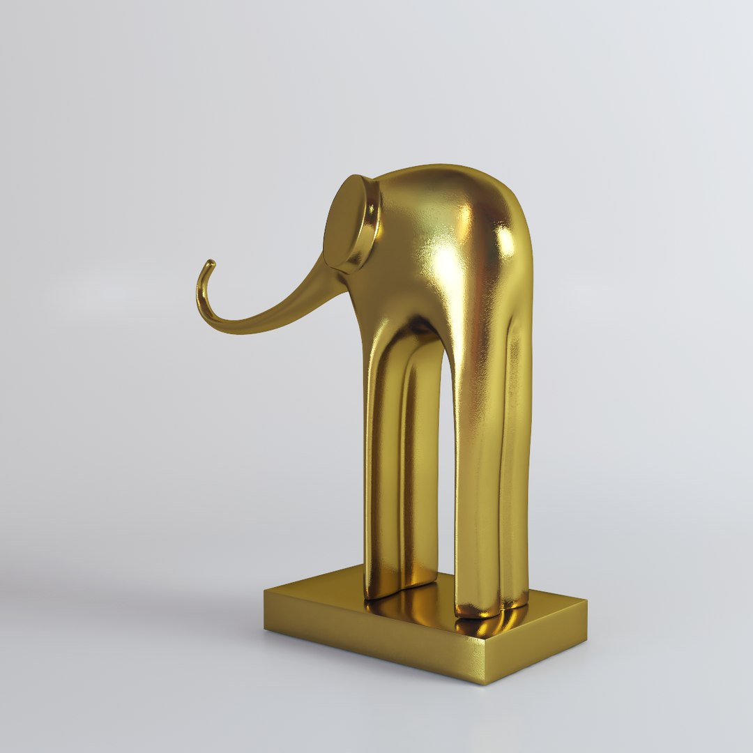 Elephant Modern 3D Model - TurboSquid 1250083