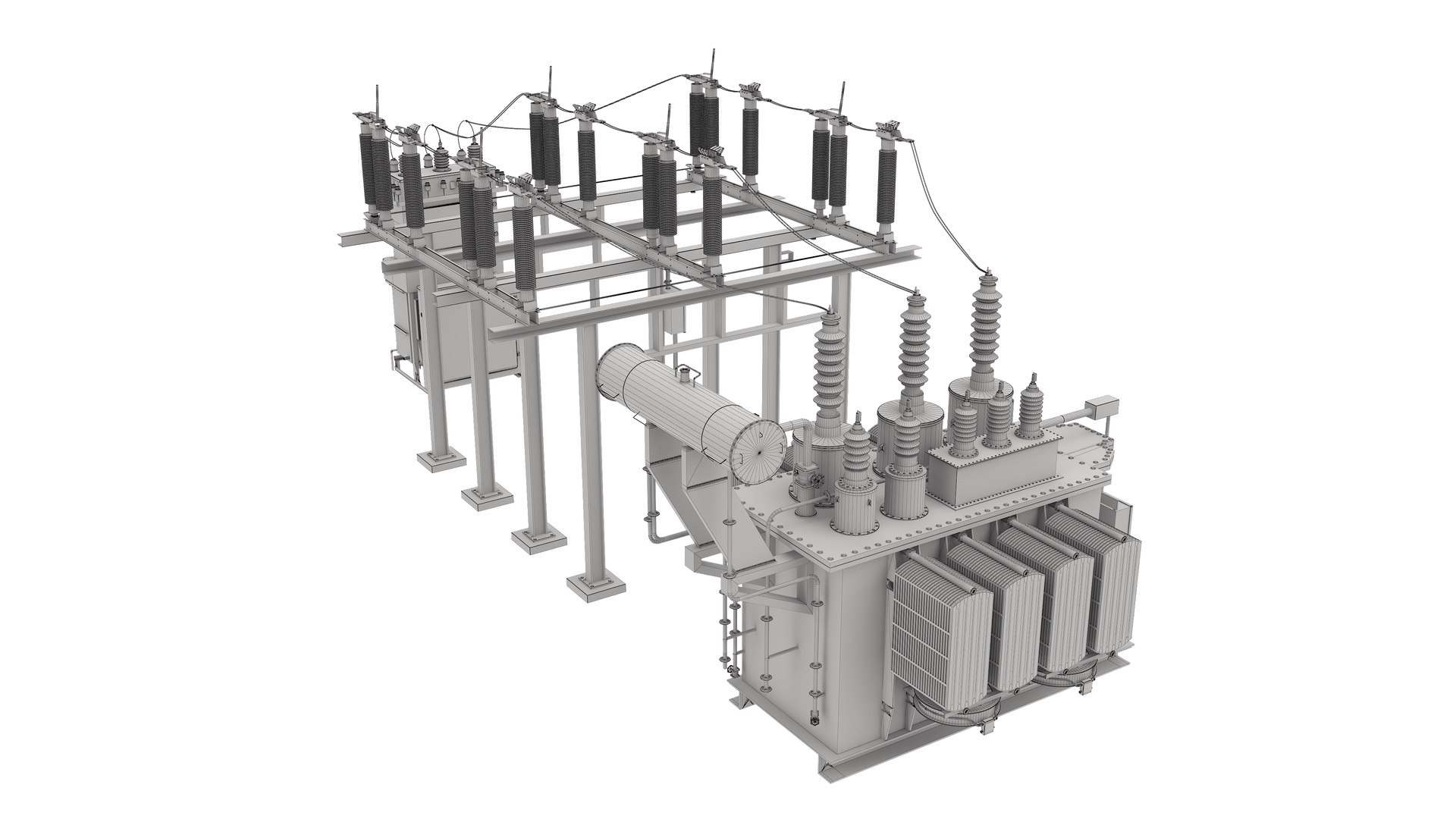 3D Model Substation - TurboSquid 2204337