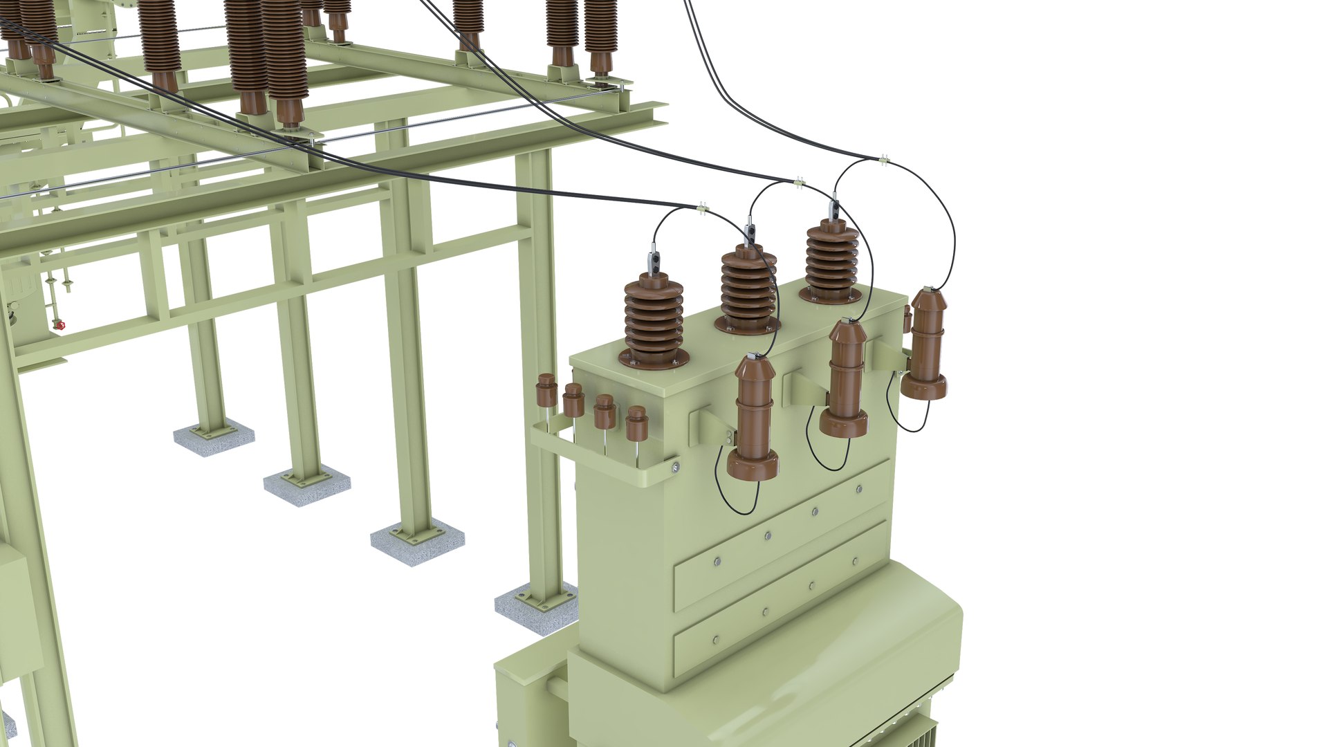3D Model Substation - TurboSquid 2204337