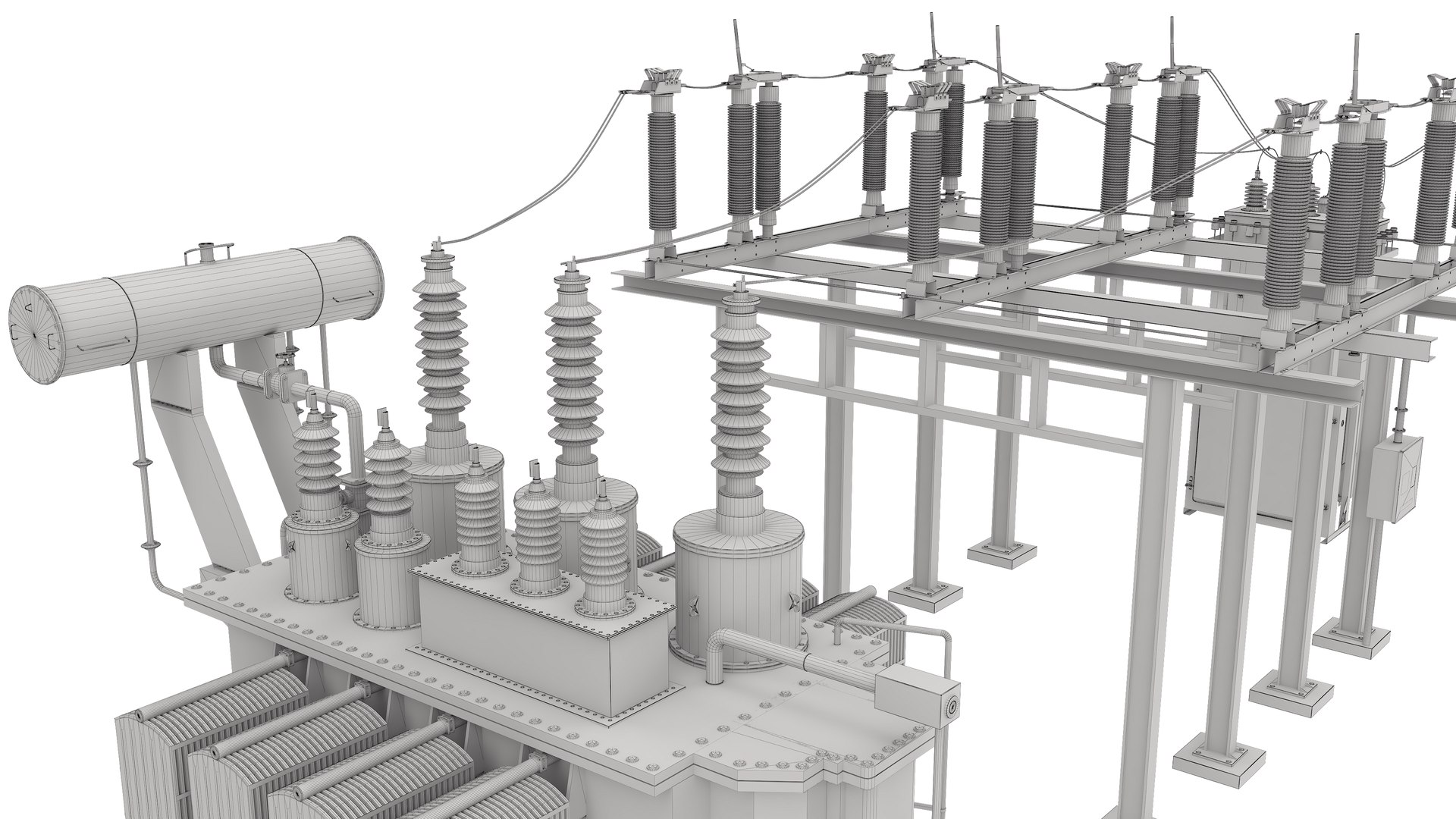 3D Model Substation - TurboSquid 2204337