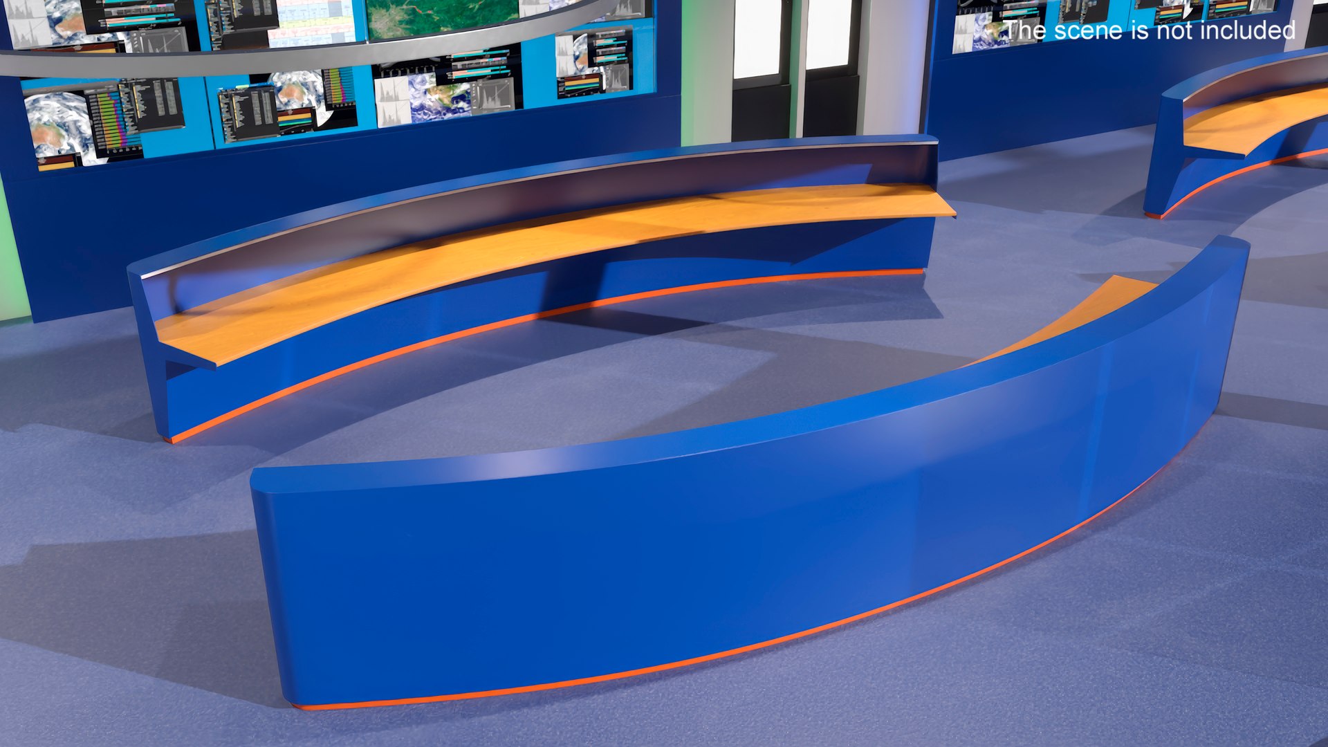 3D Command Center Tables - TurboSquid 2343061