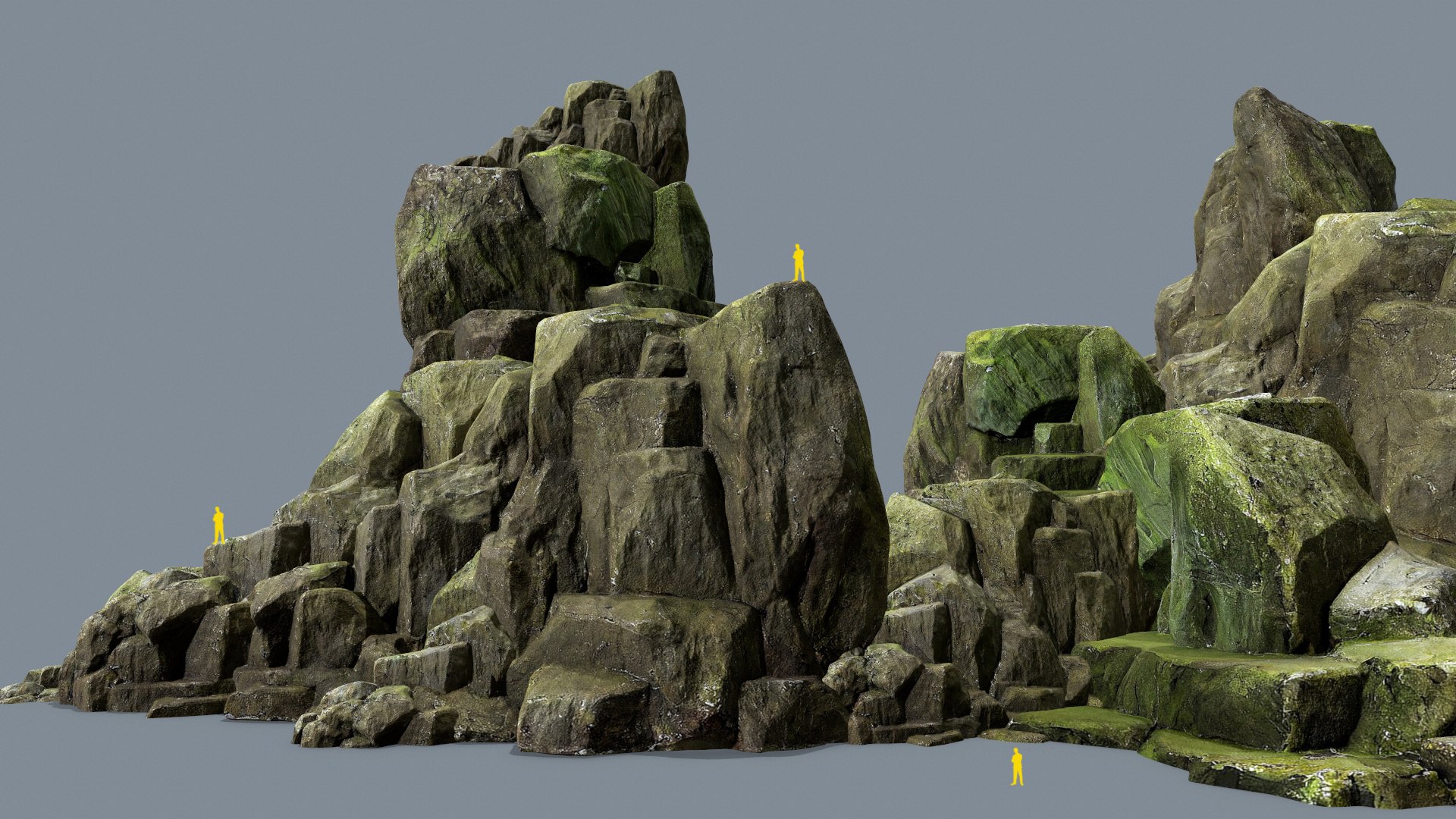 3D Model Forest Rocks - TurboSquid 2203752