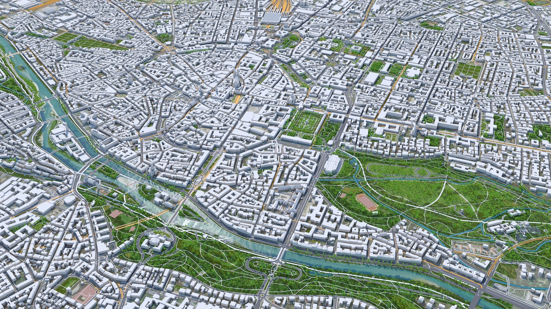 Munich Downtown Germany 3D - TurboSquid 1989420