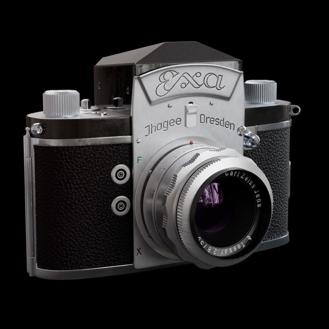 3D model vintage photo camera exa - TurboSquid 1536251