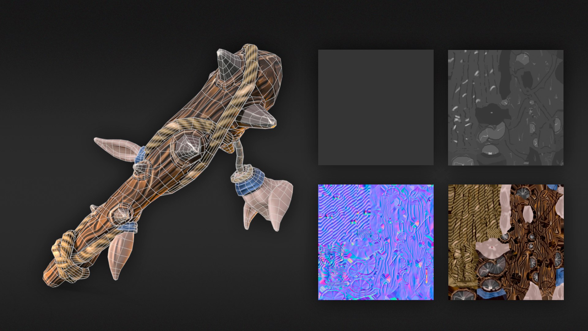 3D Stylized Weapon Bat Low-Poly - TurboSquid 1738684