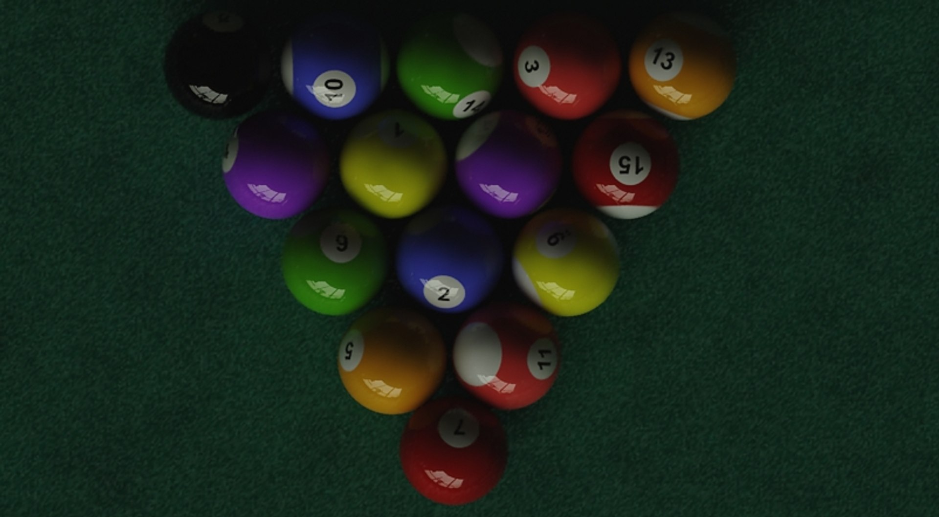 Pool Balls 3d Model