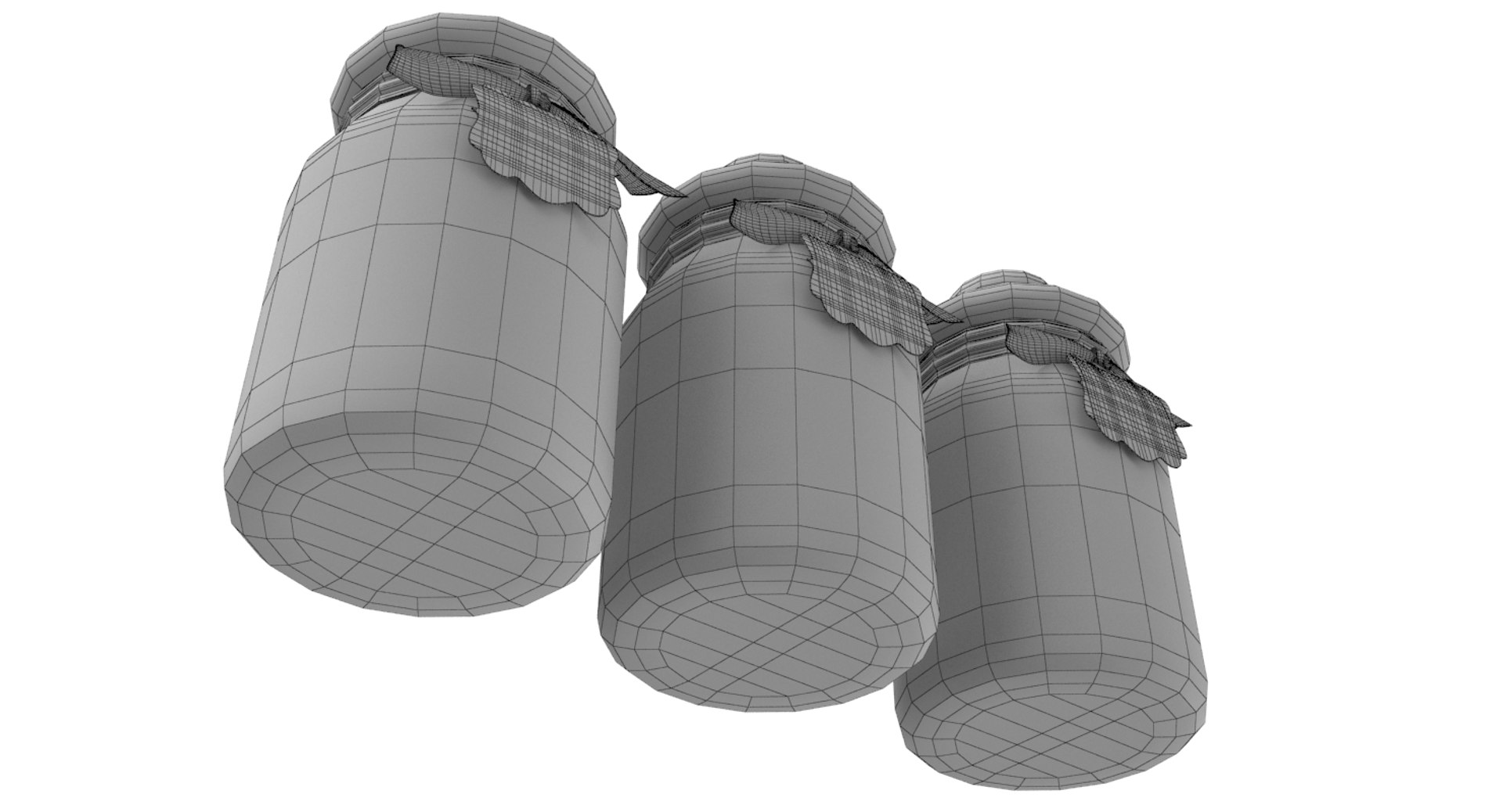 3D Real Kitchen Jars Model - TurboSquid 1419148