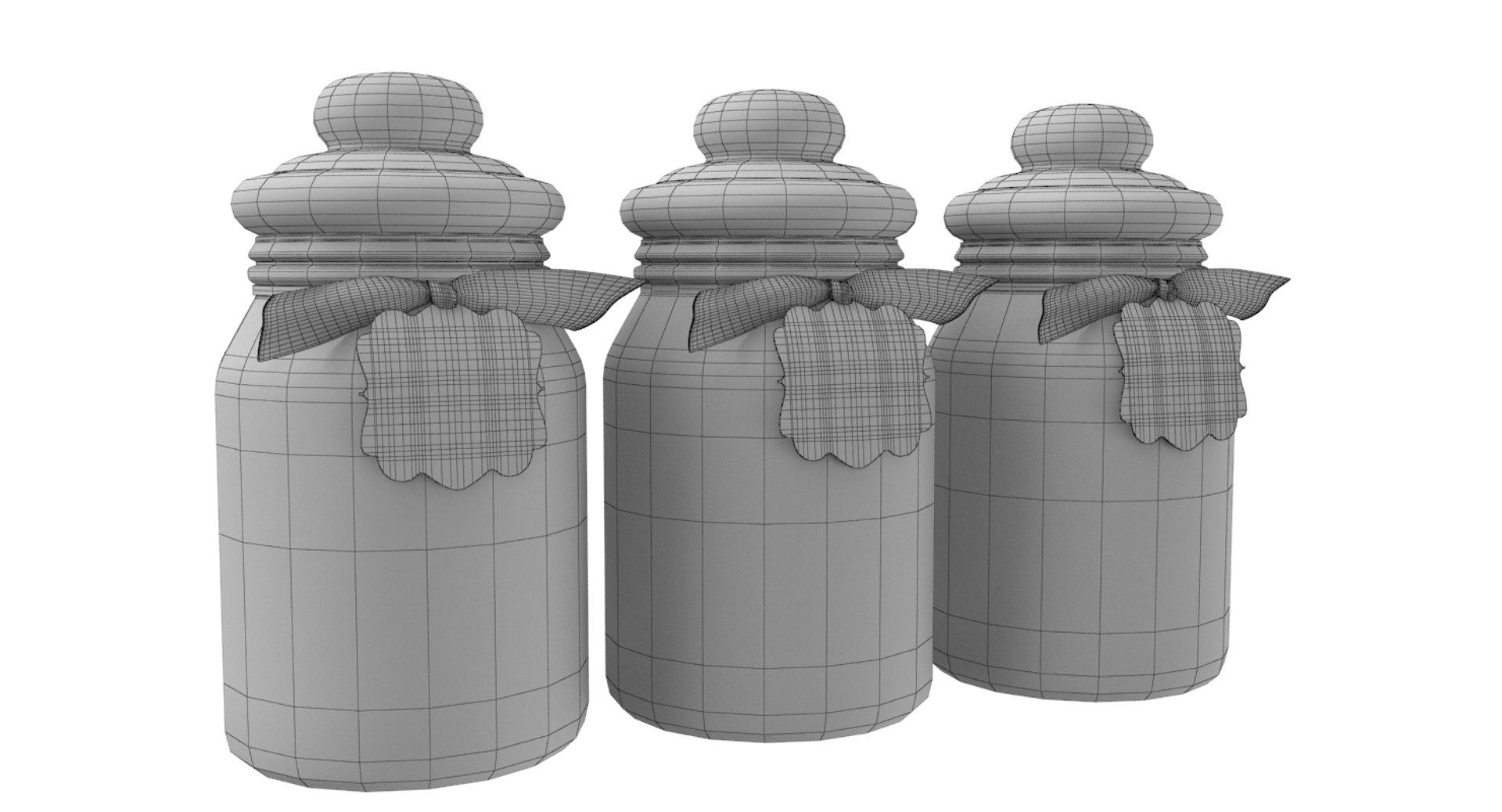 3D Real Kitchen Jars Model - TurboSquid 1419148
