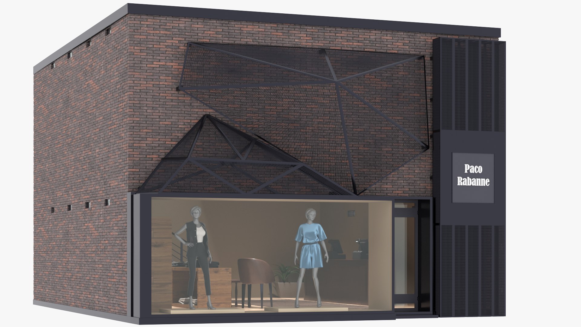 3D Clothing Store Scene - TurboSquid 1512448