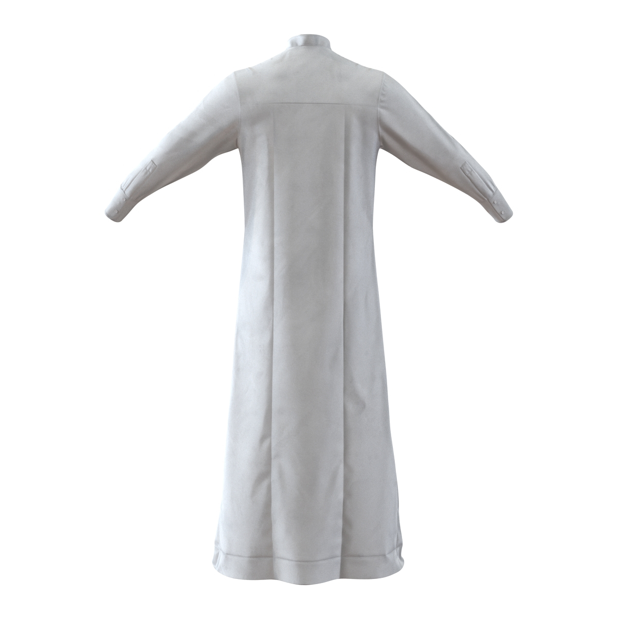 traditional arab men dress 3d model