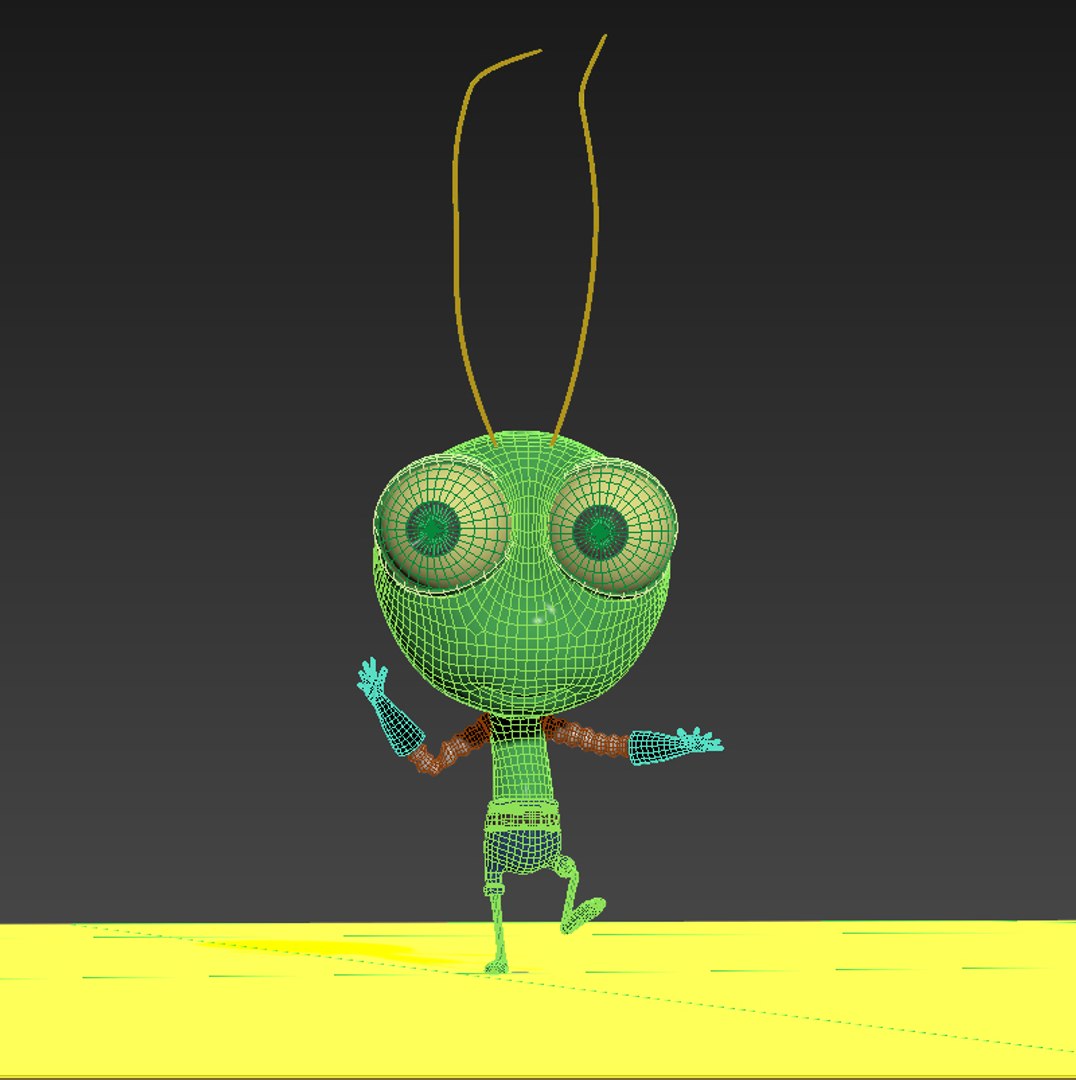 3d Model Hi Cute Alien