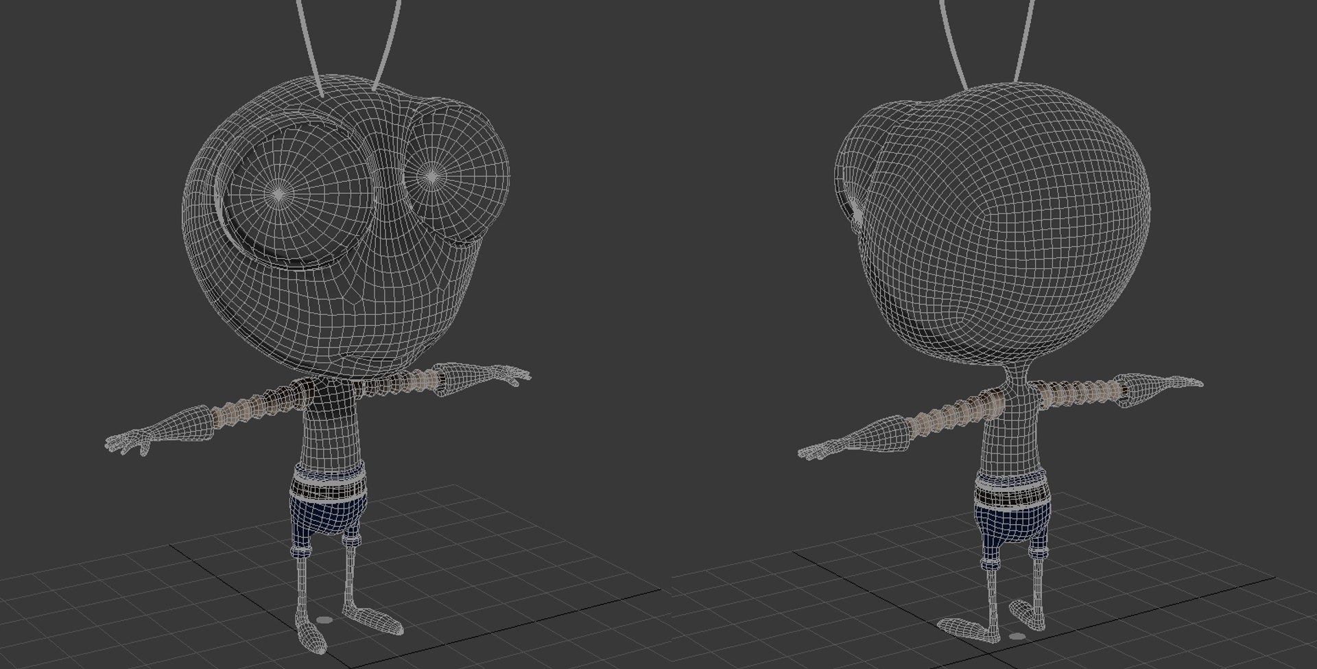 3d Model Hi Cute Alien