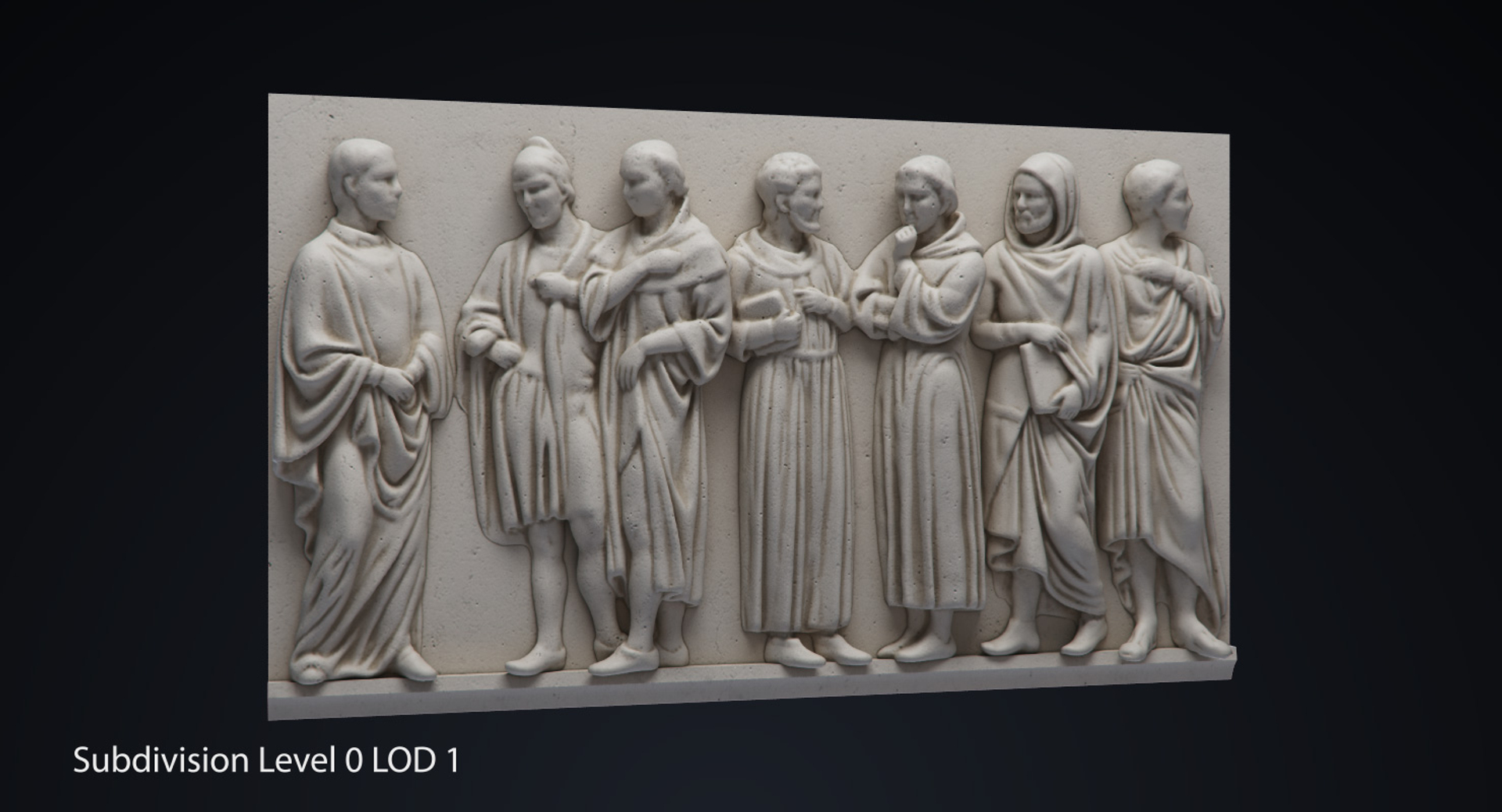 3d Bas Relief Df3 Model