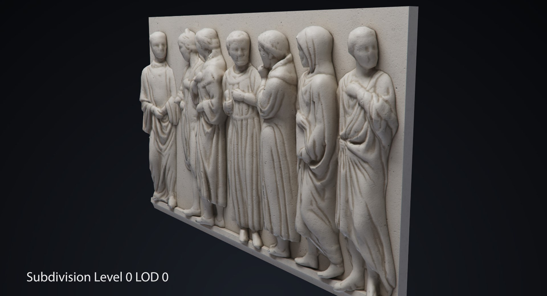 3d Bas Relief Df3 Model