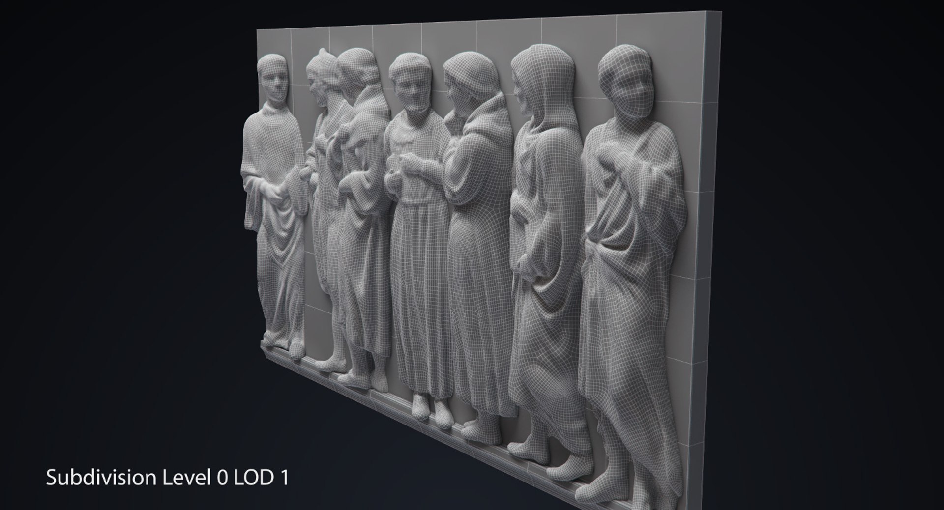 3d Bas Relief Df3 Model