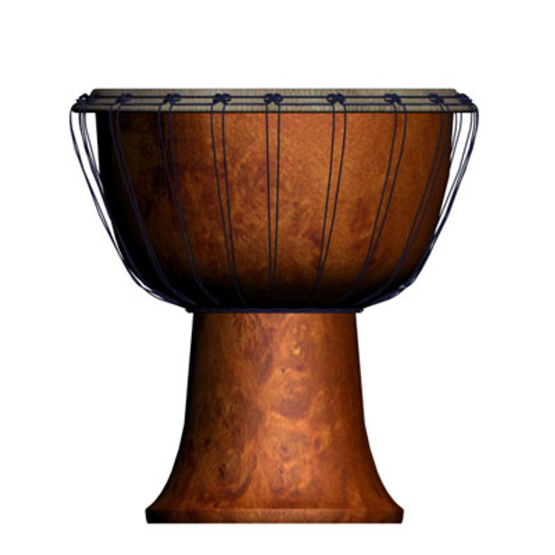 3d Bongo Drum Model