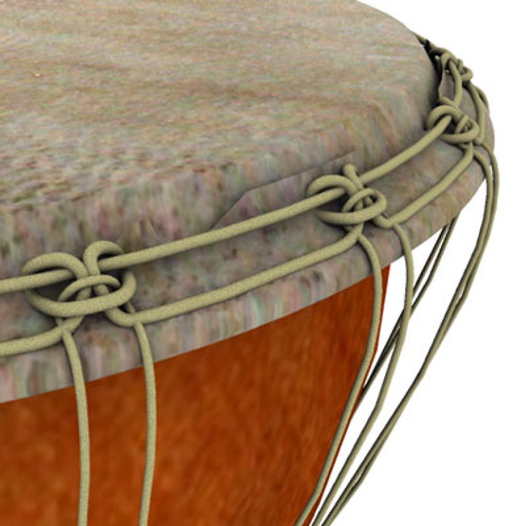 3d Bongo Drum Model