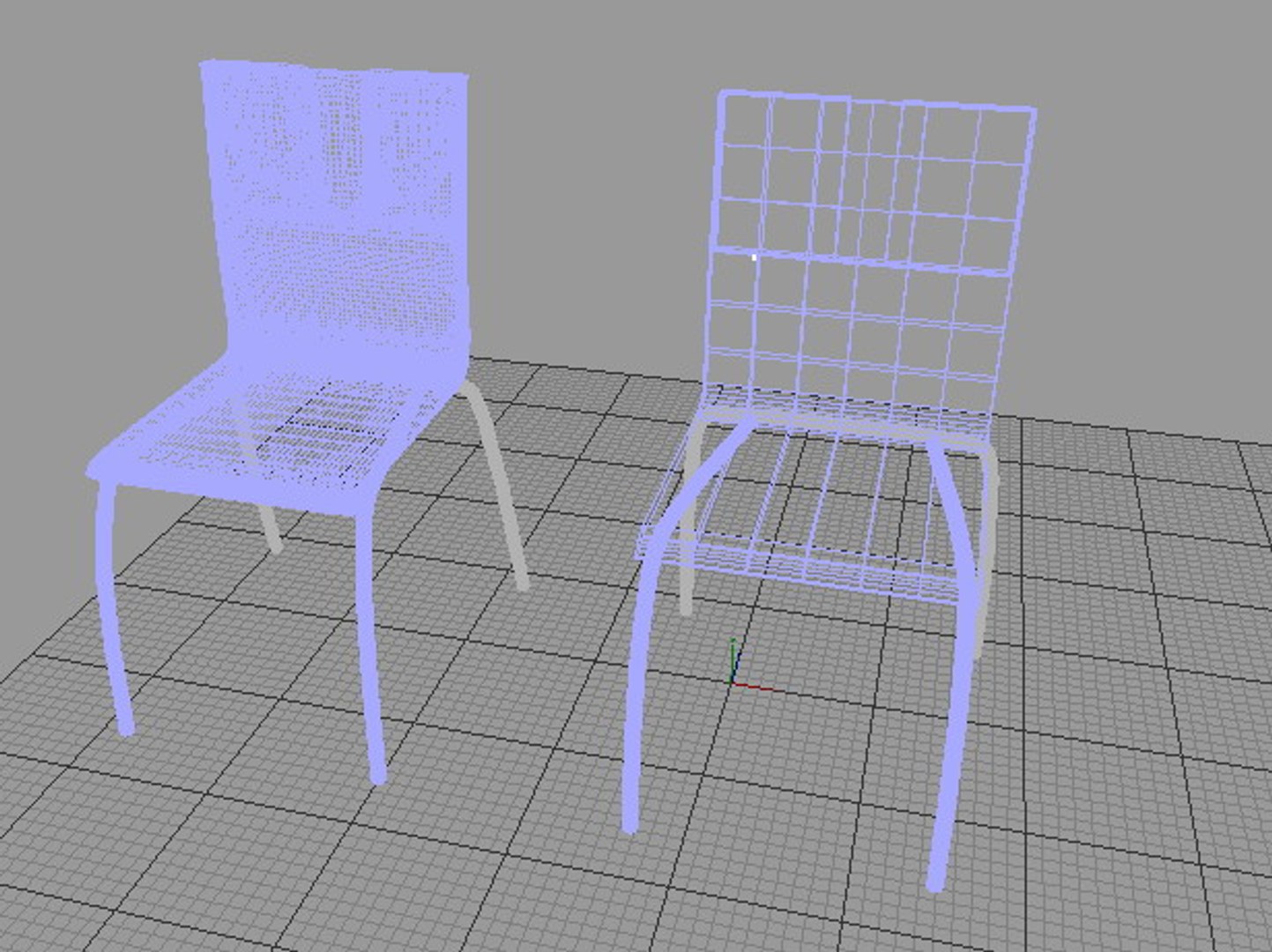 3d designer chair model