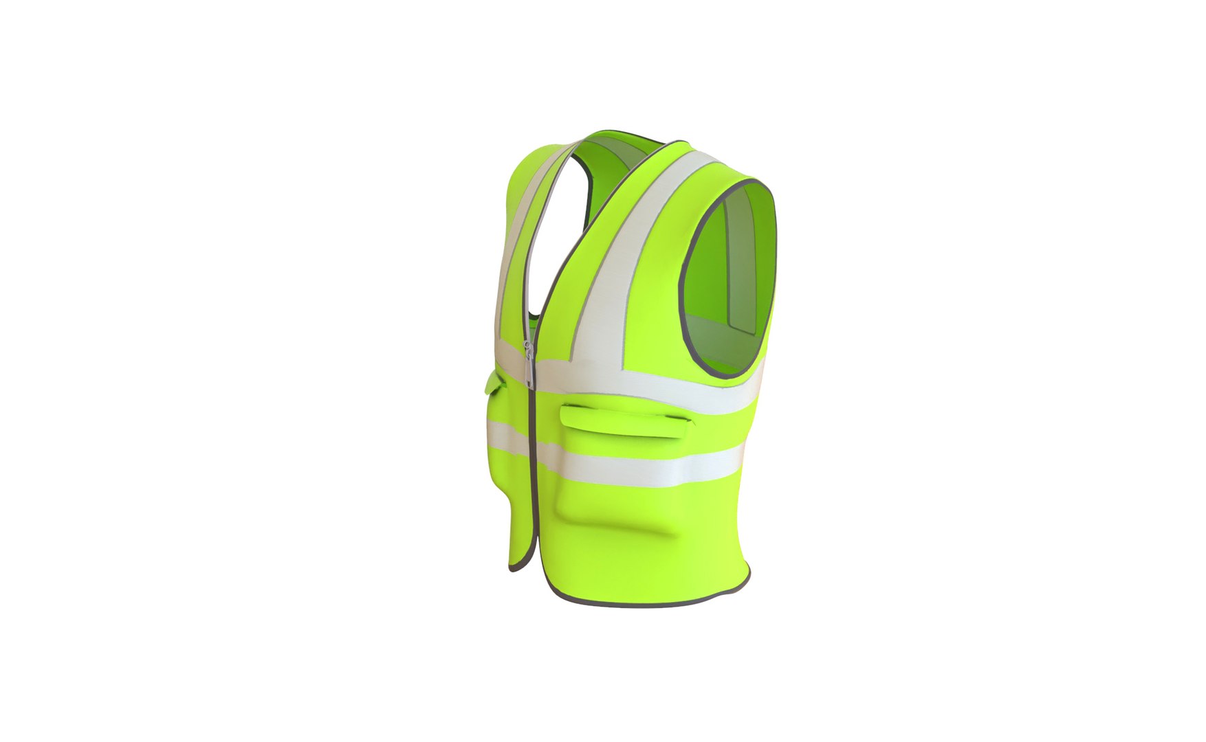 3D Realistic Worker Vest 004 Model - TurboSquid 2318919
