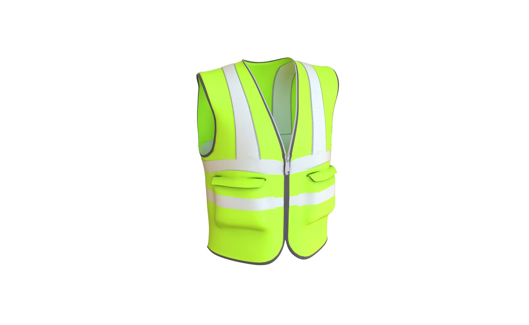3D Realistic Worker Vest 004 Model - TurboSquid 2318919