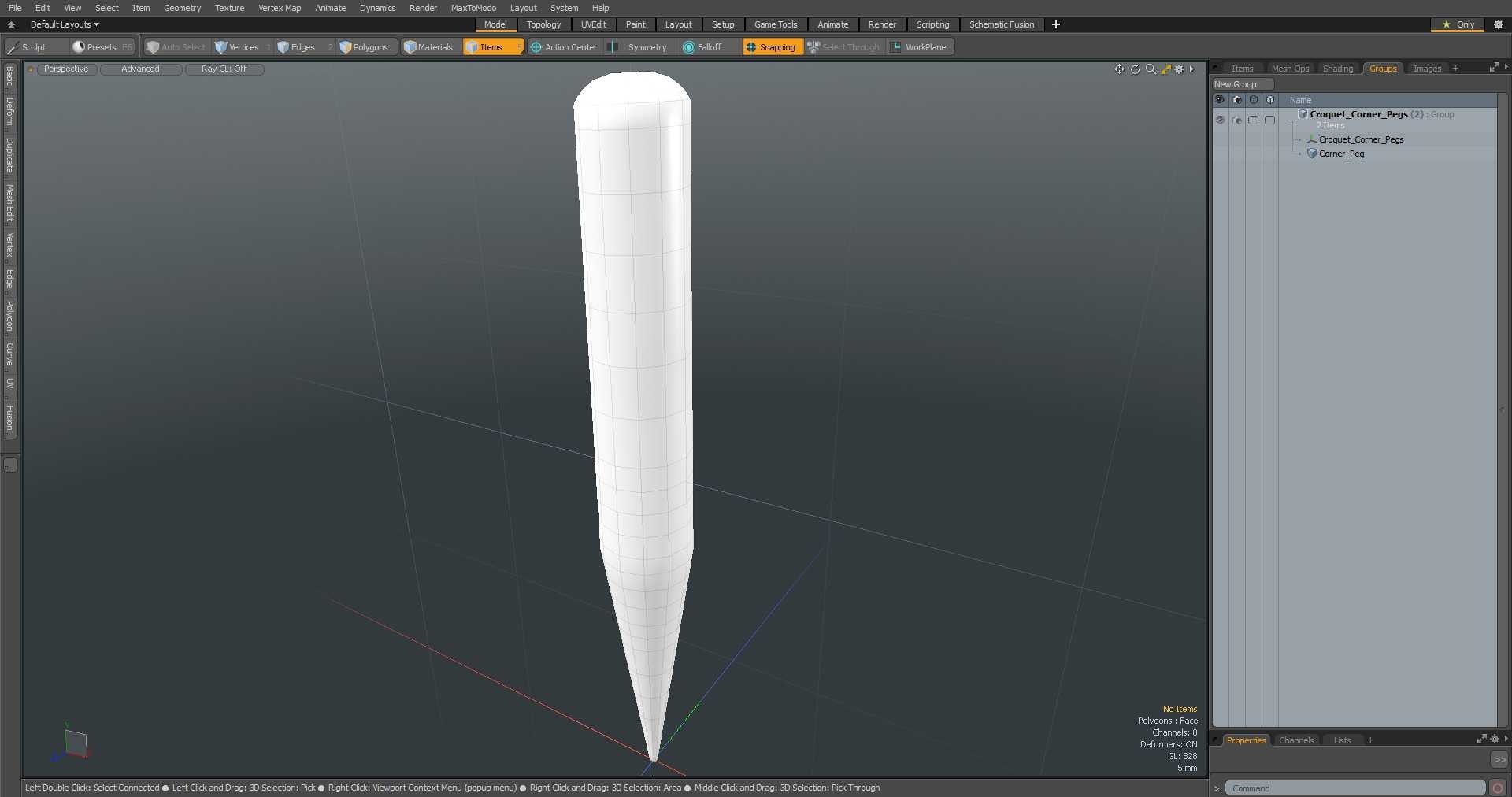 Croquet Corner Pegs Model - TurboSquid 2185901