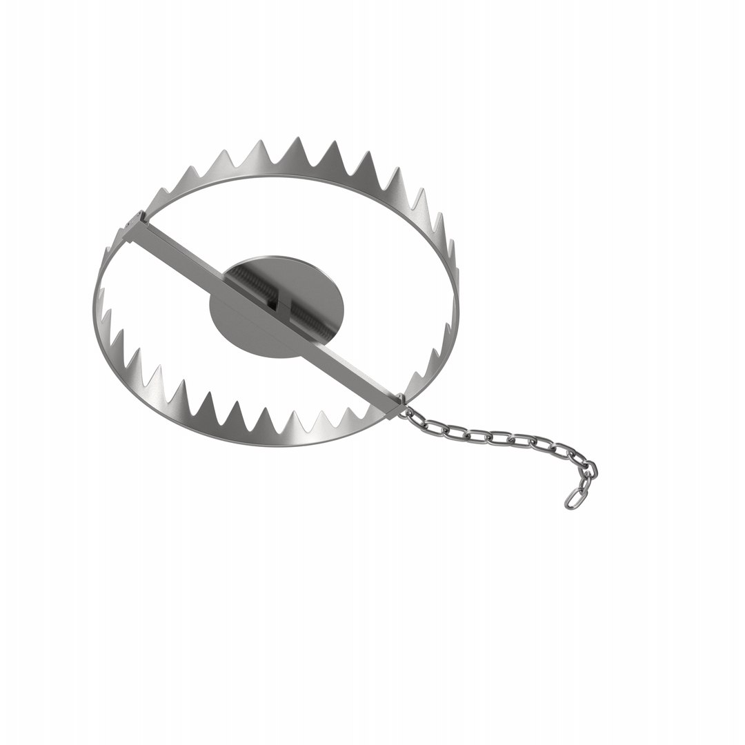 Bear Trap 3d Model Turbosquid 2063884